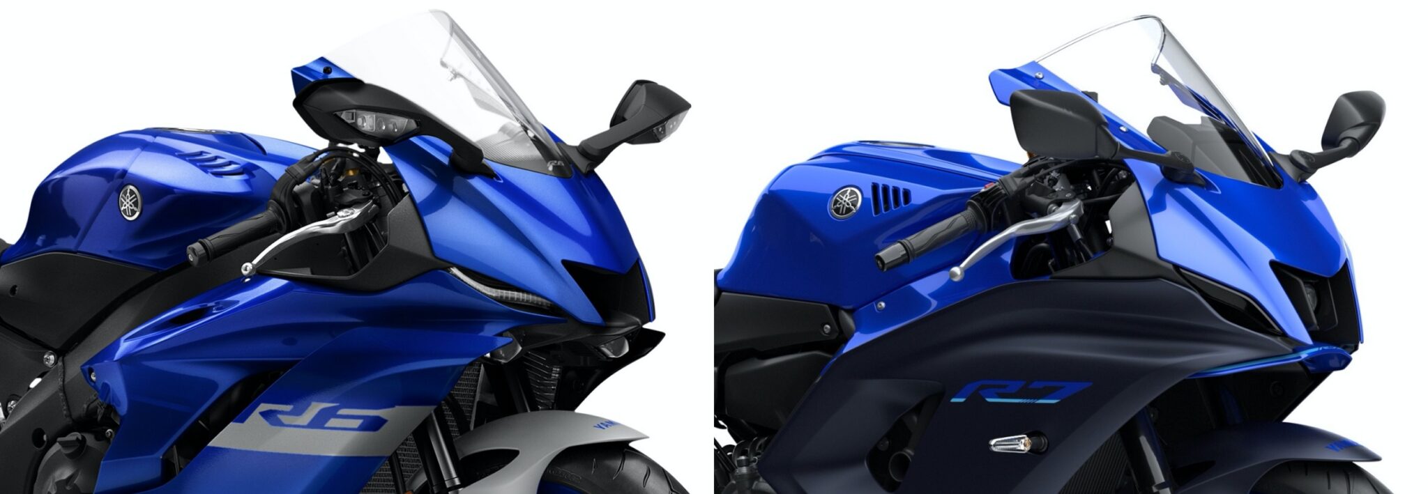 So sánh thiết kế Yamaha YZF-R7 2022 và R6 2020 | CHAYXE.VN