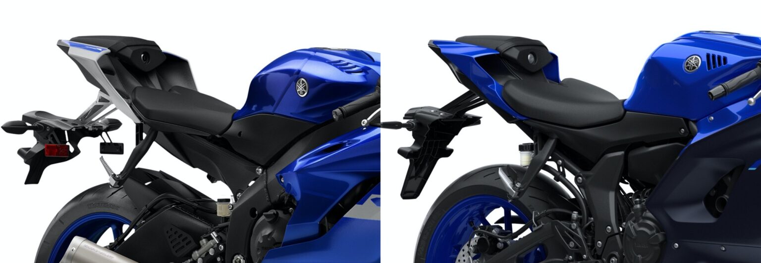 So sánh thiết kế Yamaha YZF-R7 2022 và R6 2020 | CHAYXE.VN