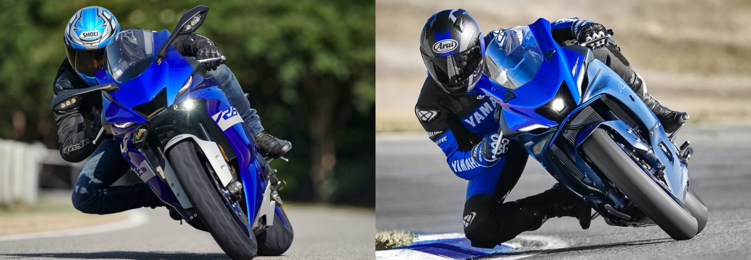 So sánh thiết kế Yamaha YZF-R7 2022 và R6 2020 | CHAYXE.VN