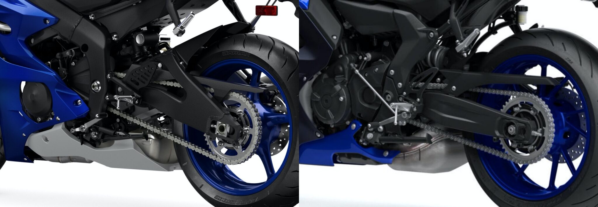 So sánh thiết kế Yamaha YZF-R7 2022 và R6 2020 | CHAYXE.VN