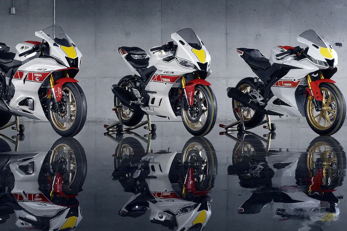 Yamaha ra mắt R125, R3, R7, R1 phiên bản kỷ niệm 60 năm | CHAYXE.VN